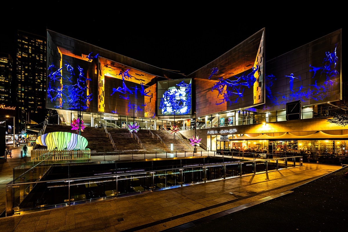 The Space in between Human - projection artwork | Chatswood CultureBites